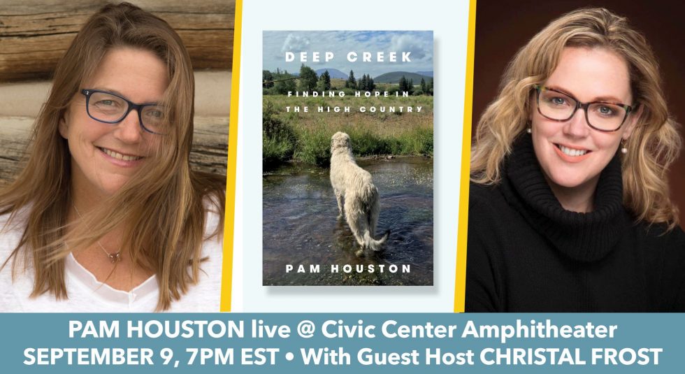 PRESS RELEASE: An Evening with Pam Houston | National Writers Series