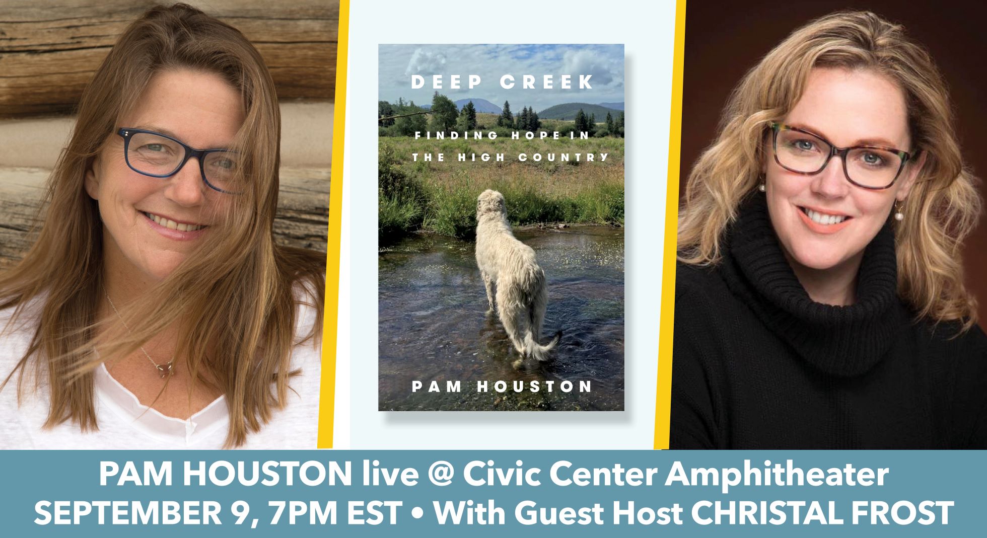 PRESS RELEASE: An Evening with Pam Houston – National Writers Series